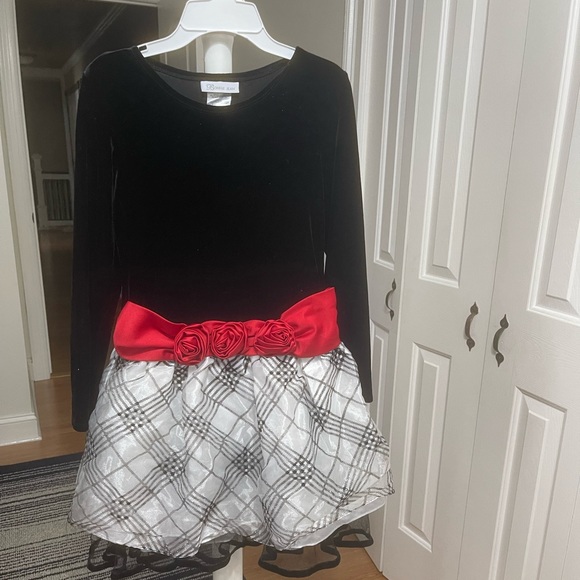 Bonnie Jean | Dresses | Bonnie Jean Dresses Bonnie Jean Black Plaid ...